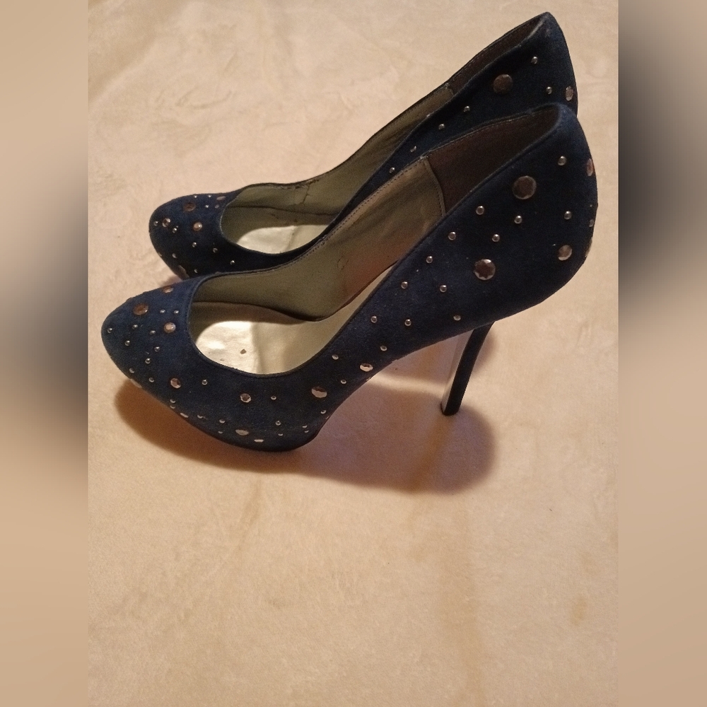 H By Halston Royal Blue High Heels - Gem